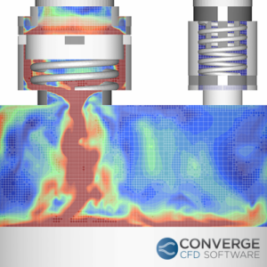 Complex Moving Geometries - CONVERGE CFD Software